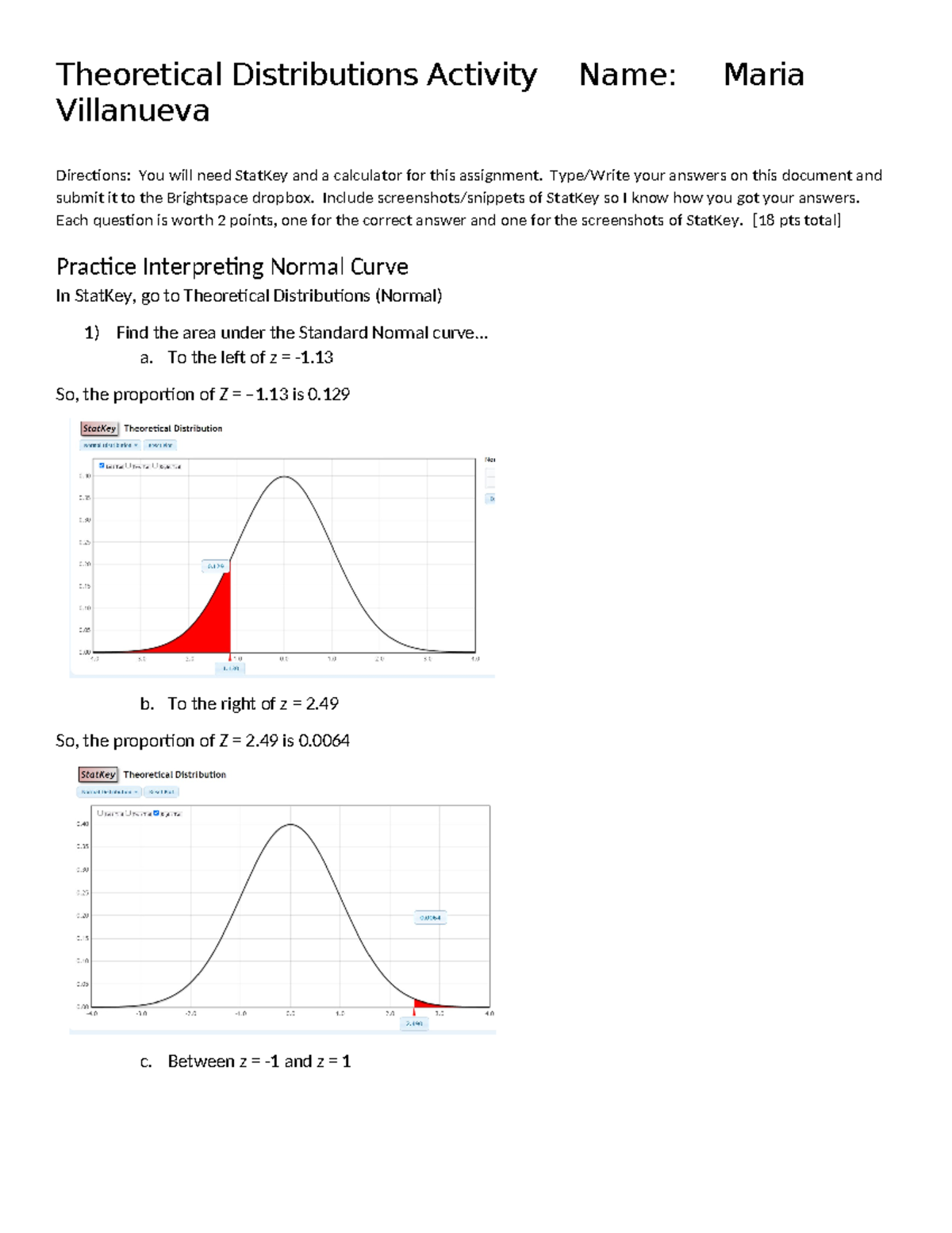 Theoretical Distributions Activity (Sp23) 1 - Theoretical Distributions ...