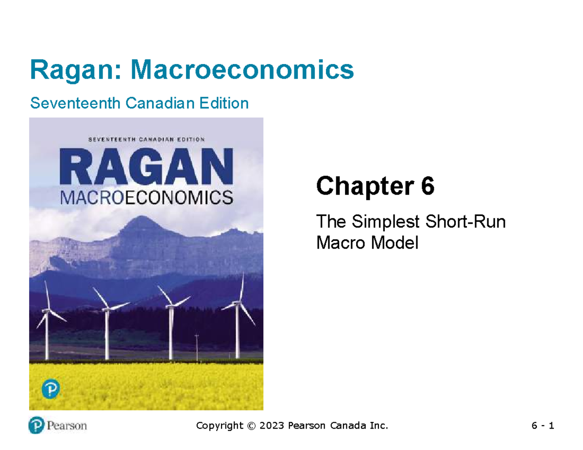 ECON203 - Chapter 6 compressed - 6 - 1 Ragan: Macroeconomics ...