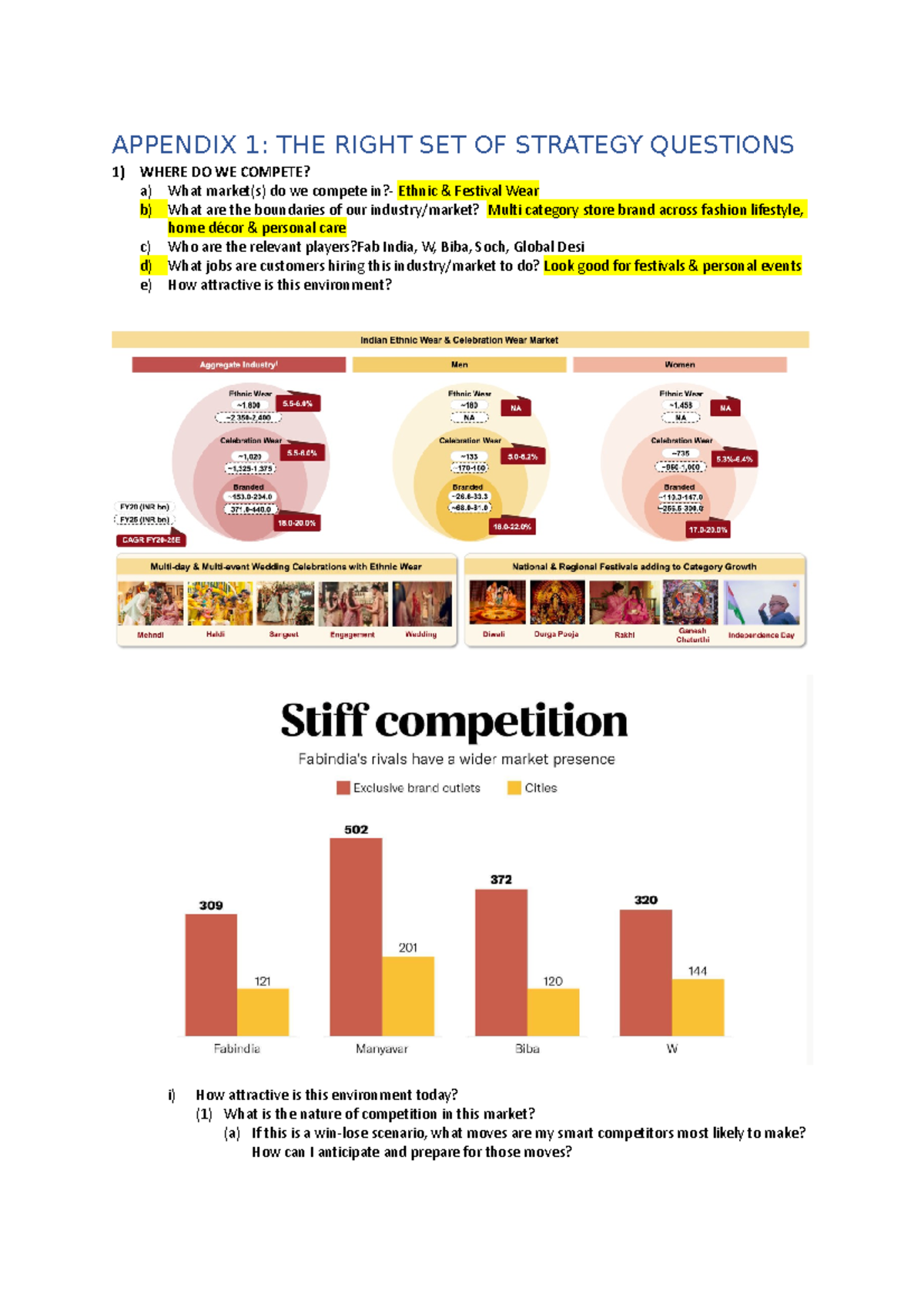 Strategic Audit- Collation - APPENDIX 1: THE RIGHT SET OF STRATEGY ...