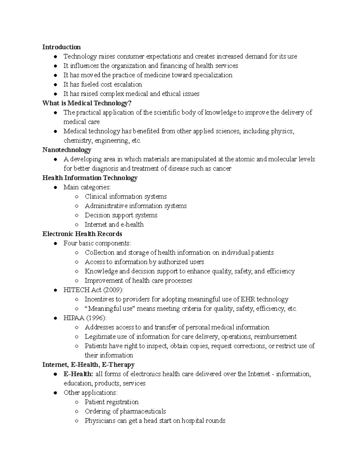 Ch. 5 - Technology and Its Effects - Introduction Technology raises ...
