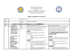 Action Plan English - DEPARTMENT OF EDUCATION REGION I SAN CARLOS CITY ...