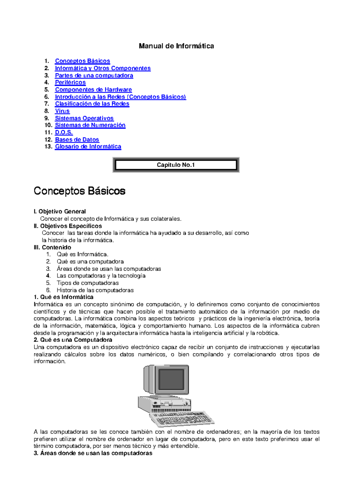 Manual de informática - conceptos de programacion - Manual de ...