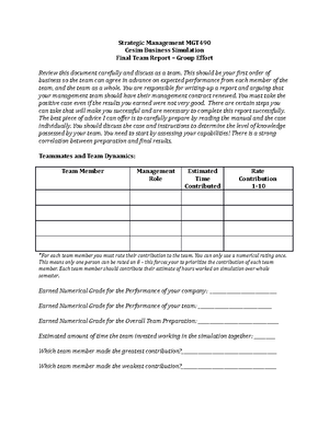 MGT 490 Final Report PDF - Table of Contents Letters to Shareholders 2 ...