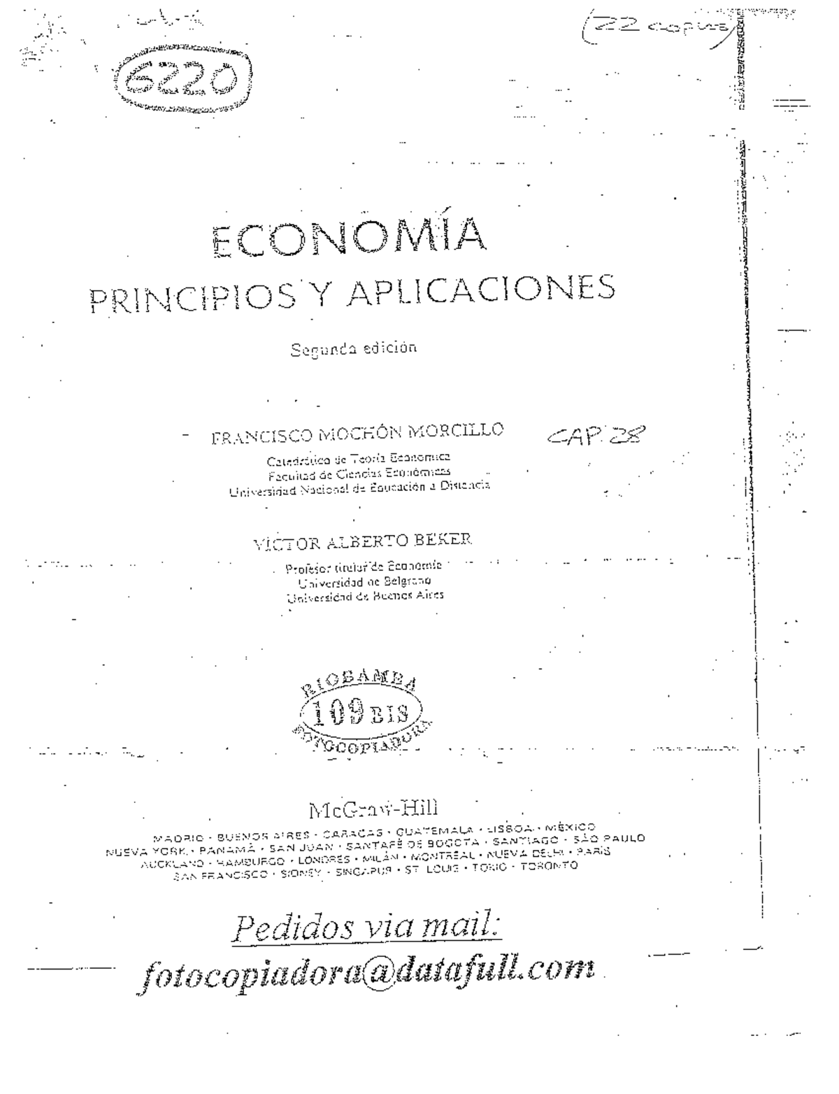 Monchon y Becker - Economia Principios y aplicaciones. Cap 28 ...