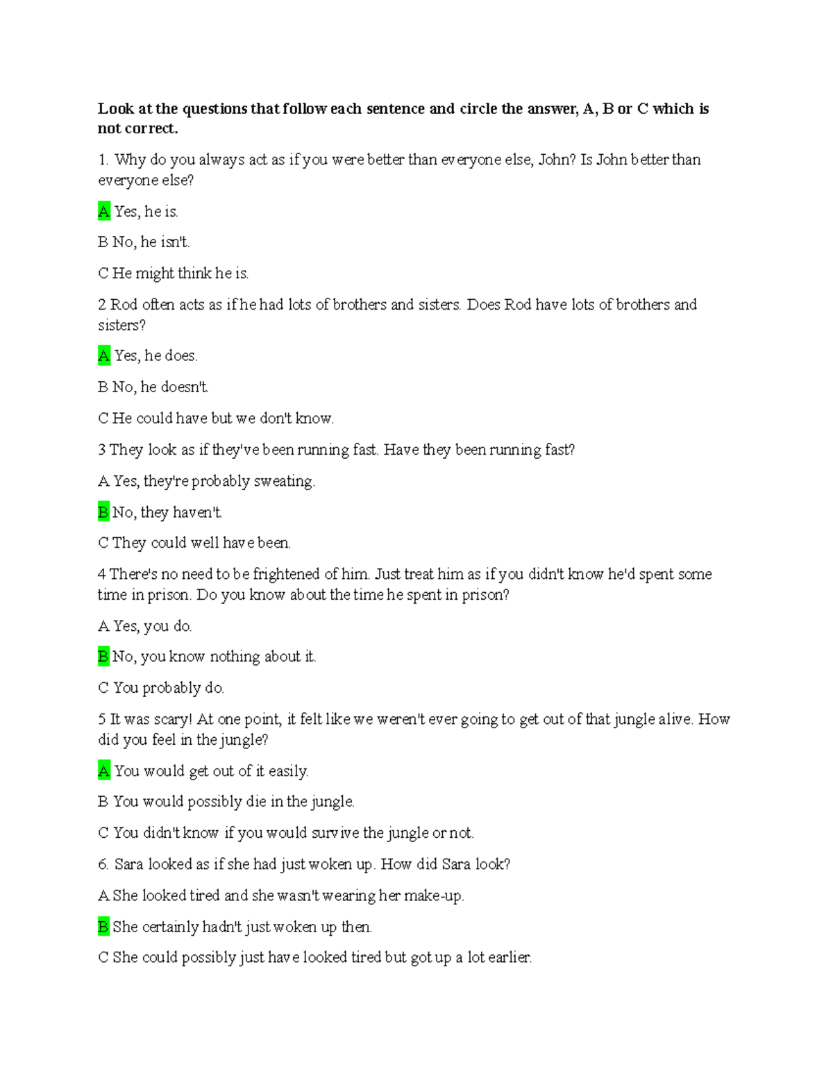 Bài-tập-3 - english exercise - Look at the questions that follow each ...