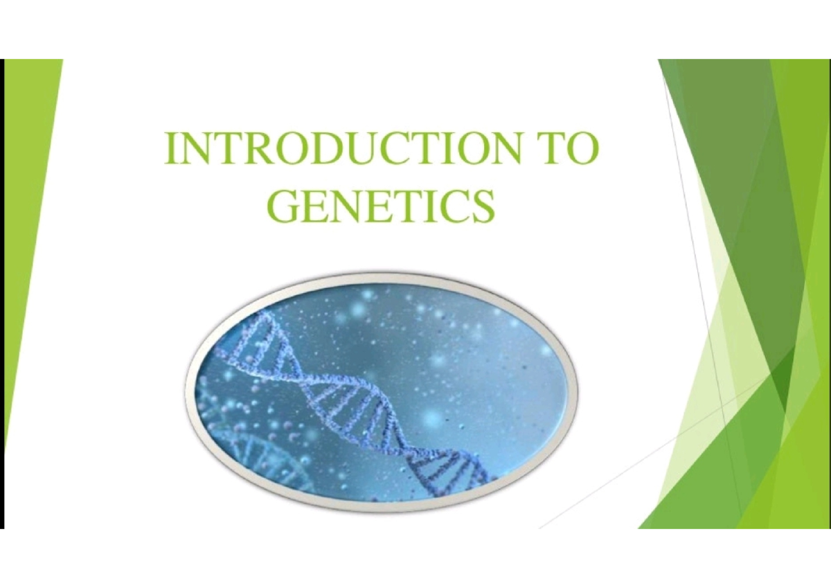 Unit 1 - Unit 1 - INTRODUCTION TO GENETICS INTRODUCTION During mid 19th ...