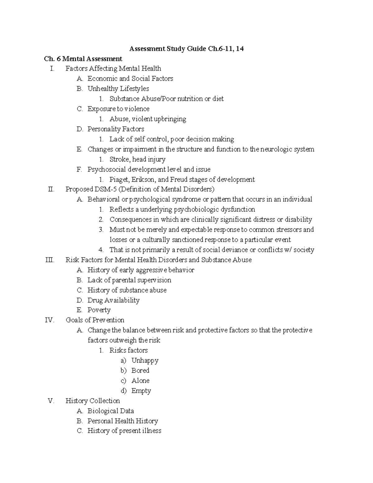 Assessment Exam 2 Study Guide Finished - Assessment Study Guide Ch-11 ...