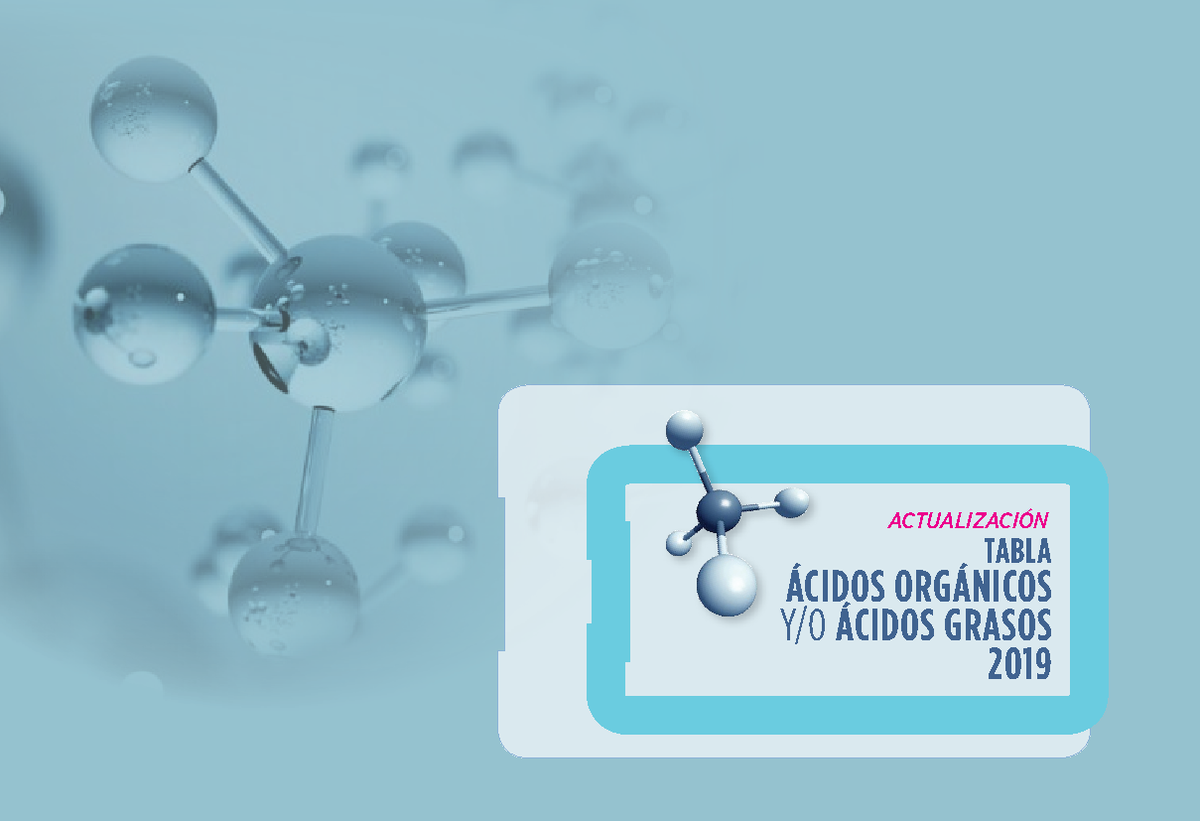 0919 nutri New Tabla Acidos Organicos y Grasos 2019 Actualizacion ...