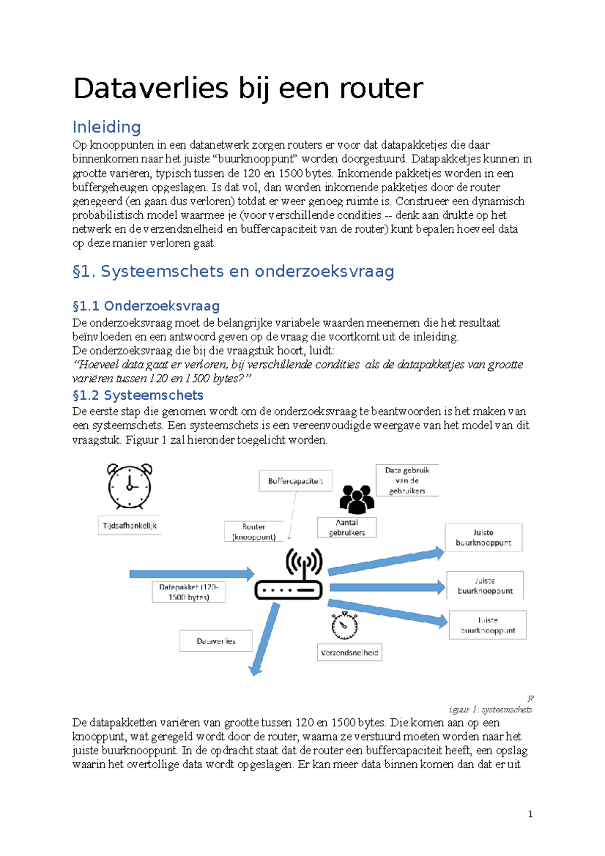 Rapport-5D - Estafette 2017/2018 - Dataverlies bij een router Inleiding ...