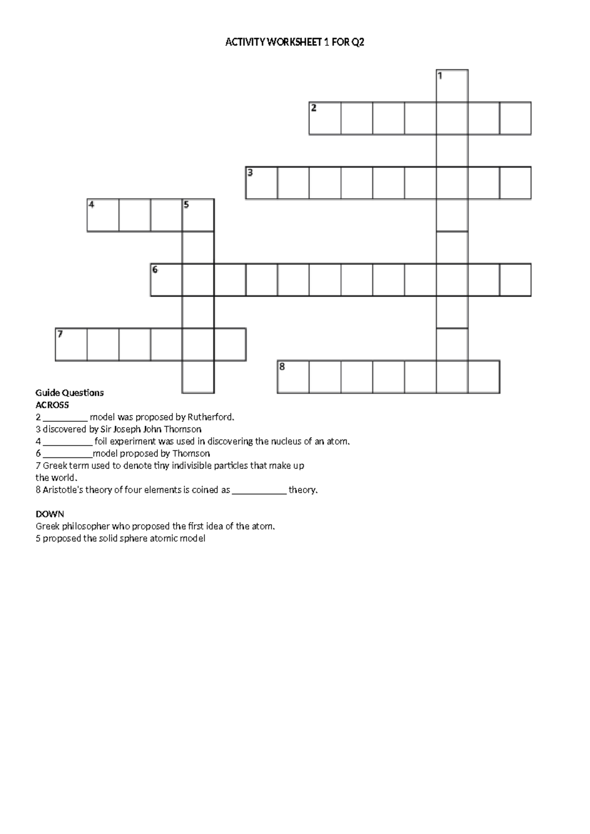 Activity Worksheet 1 FOR Q2 - ACTIVITY WORKSHEET 1 FOR Q Guide ...