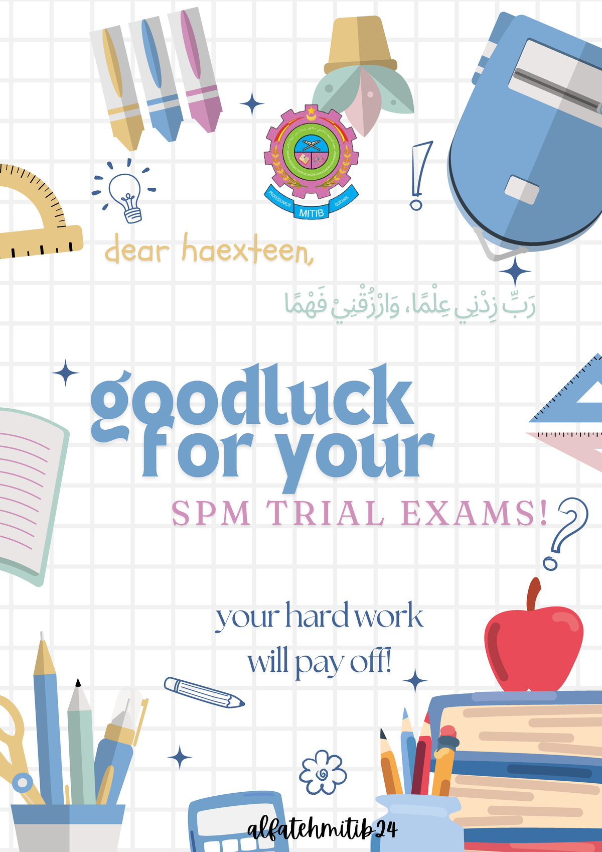 Poster Pengawas (nisa') - Study of Egypt - MITIB dear haexteen ...