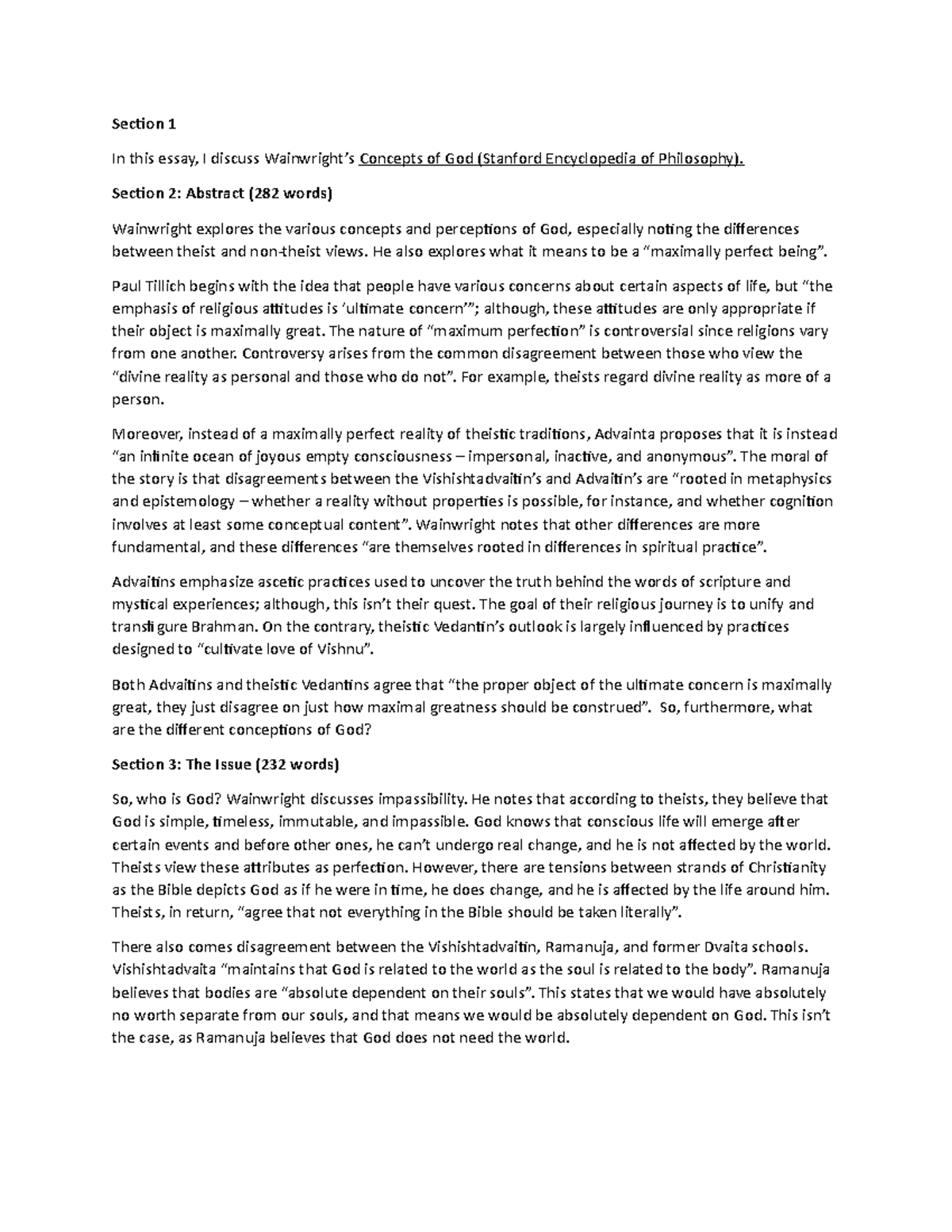 PHI Module 5 Essay - Assignment - Section 1 In this essay, I discuss ...