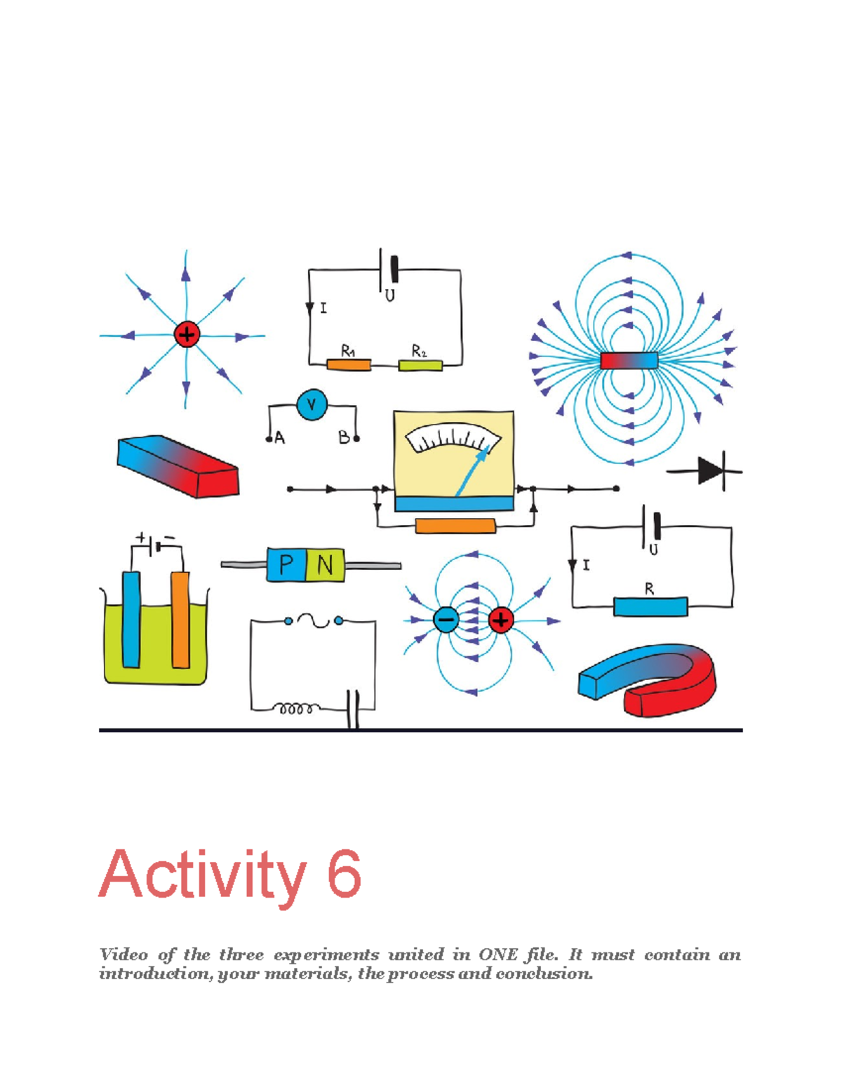 Activity 6 Team Document - Activity 6 Video of the three experiments ...