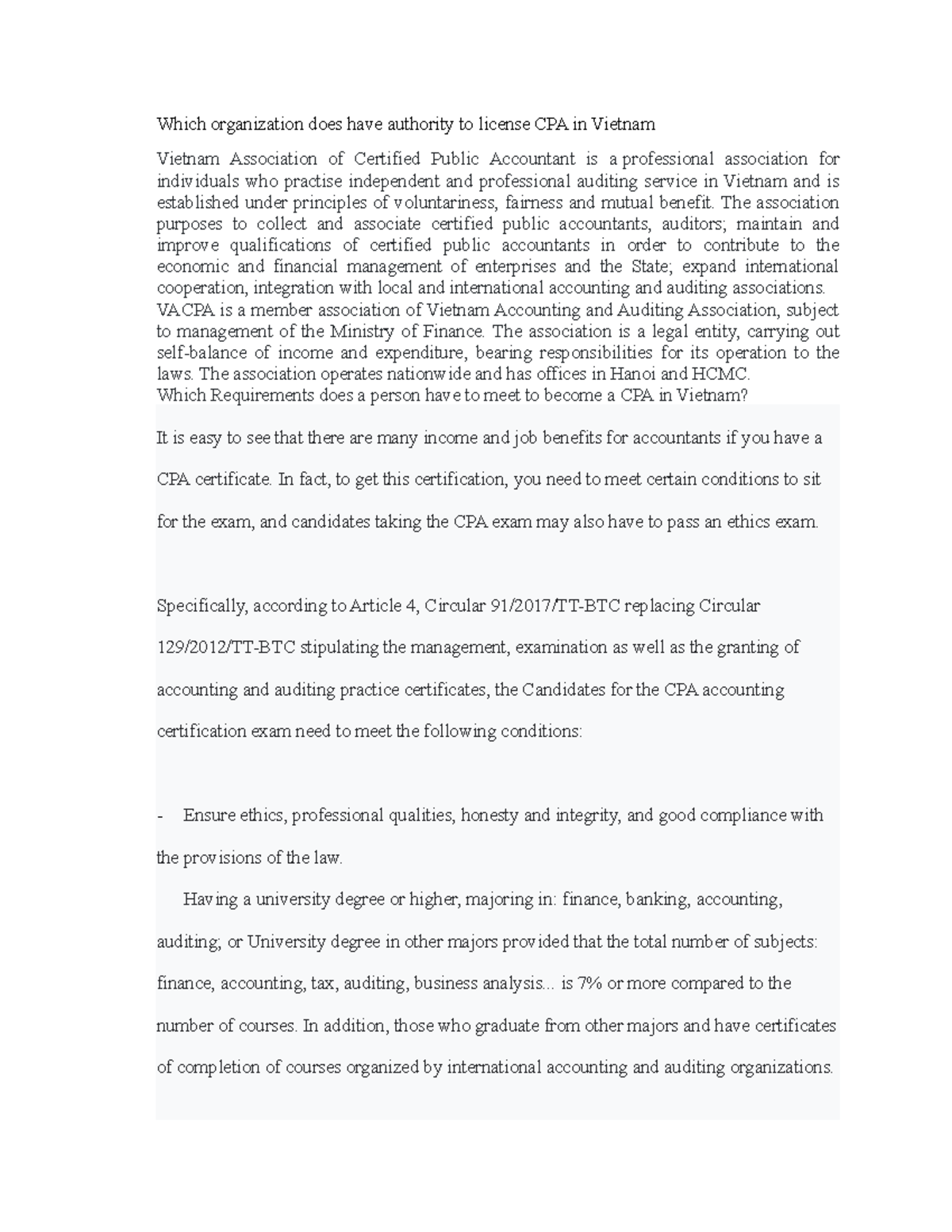 Homework Auditing - Which organization does have authority to license ...