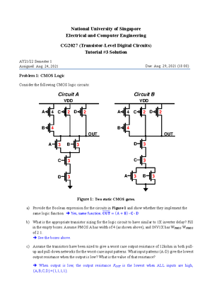 CG2027 assign 5 - solution - National University of Singapore ...