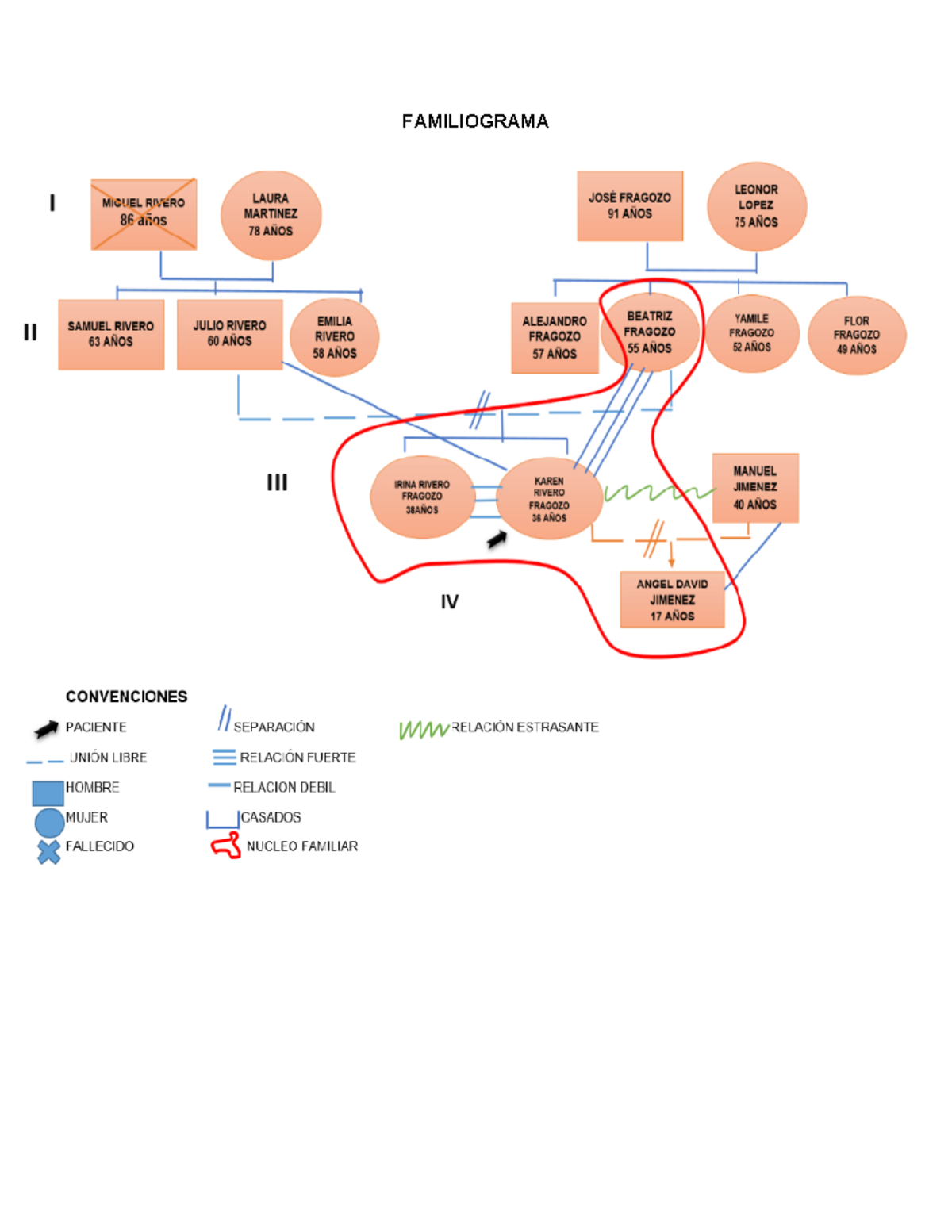 Famili Y ECO DE Karen Rivero- SI - FAMILIOGRAMA ANALISIS DE ...