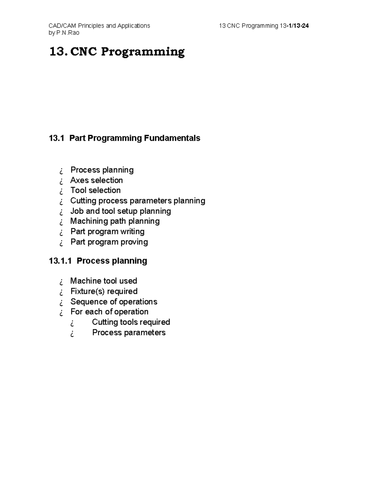 159980 CNC Programming - CAD/CAM Principles and Applications by P.N 13 ...