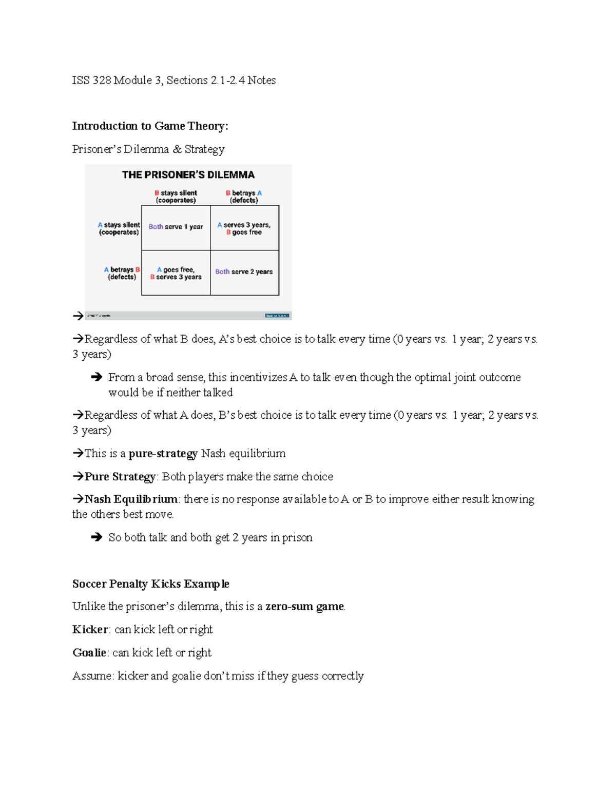 ISS 328 Module 3, Section 2.1-2.4 Notes - ISS 328 Module 3, Sections 2. ...
