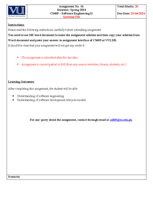 CS625 Professional Practices Mid Term Handouts (Week 1-8) - CS625 PROFESSIONAL PRACTICES ...