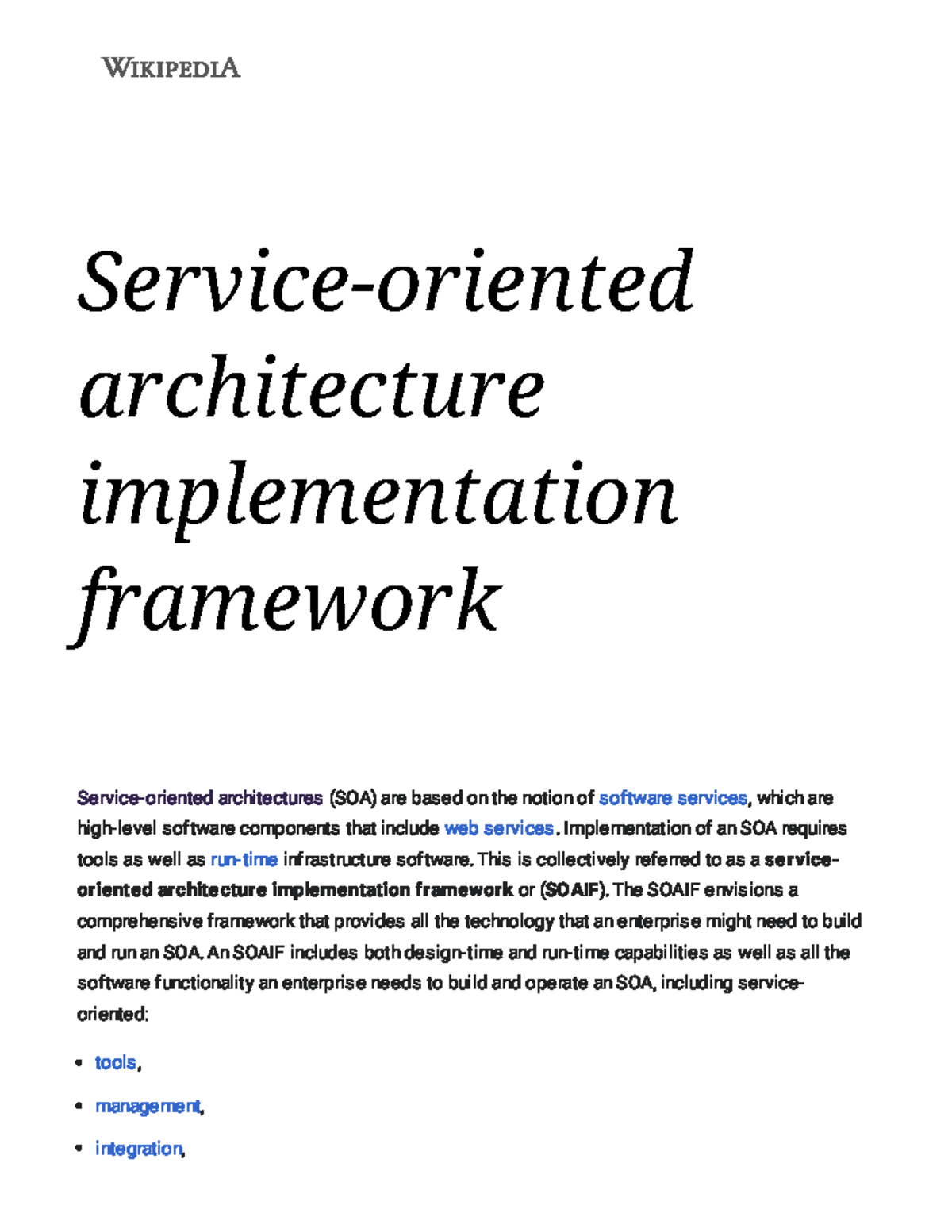 Service Orientation Architecture Implementation Framework E- Commerce Module 2 Topic WISE B ...