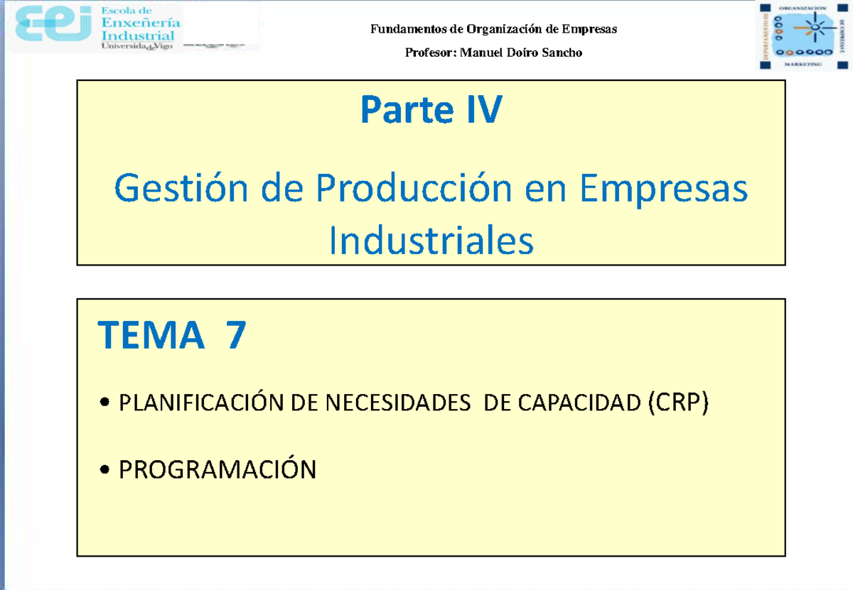 FOE Temas 7 CRP Programacion - Warning: TT: undefined function: 22 Warning: TT: undefined ...