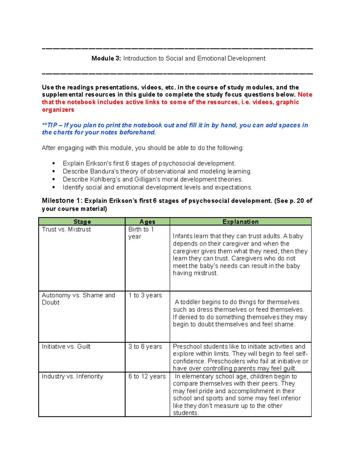 Module 3 Notebook - EDUC 1301 - TCCD - Studocu