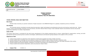 Module 1 - Collective Action FOR THE Environment - GRADE 9 HEALTH ...