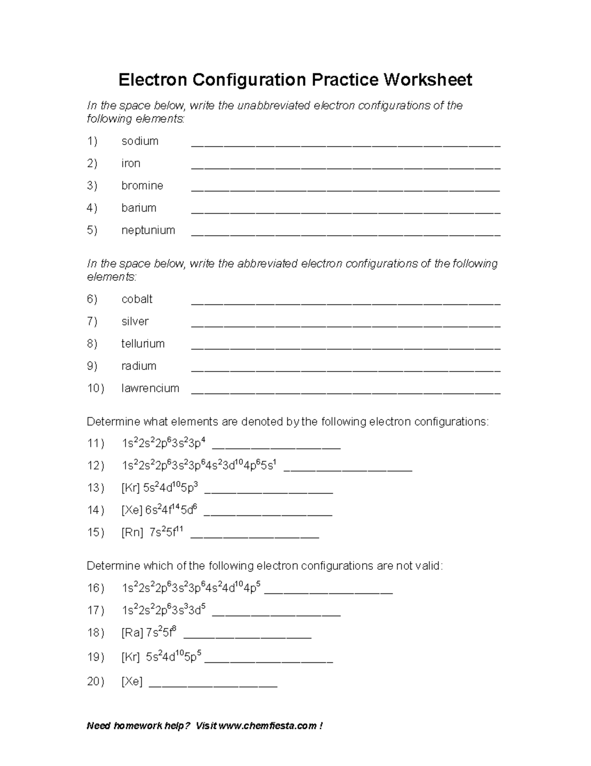 Configurations+extra+practice+with+key - Need homework help? Visit ...