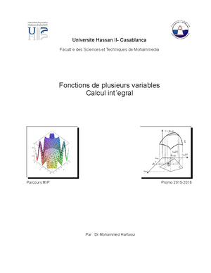 Analyse 2 Examen - Analyse 2 - Studocu