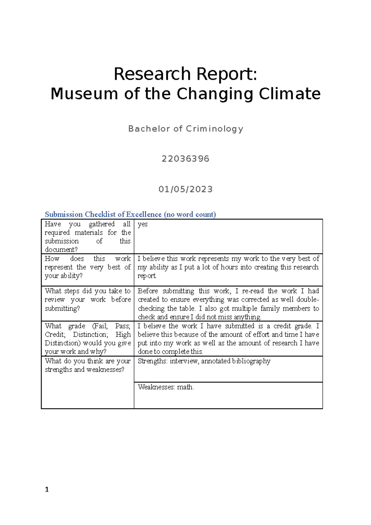 Social Challenges Report - Template A23 - Research Report: Museum of ...