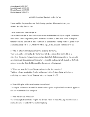 Responsibility in Islam - Responsibility in Islam Textbook P1 U Q ...