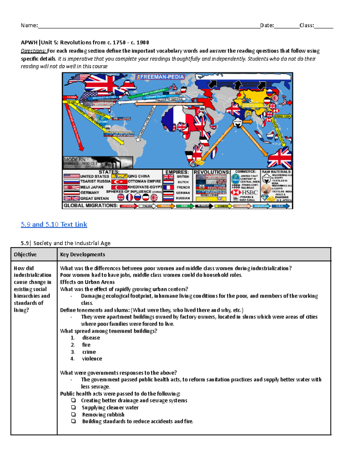 5.9 and 5.10 Amsco Reading Guide - - Studocu