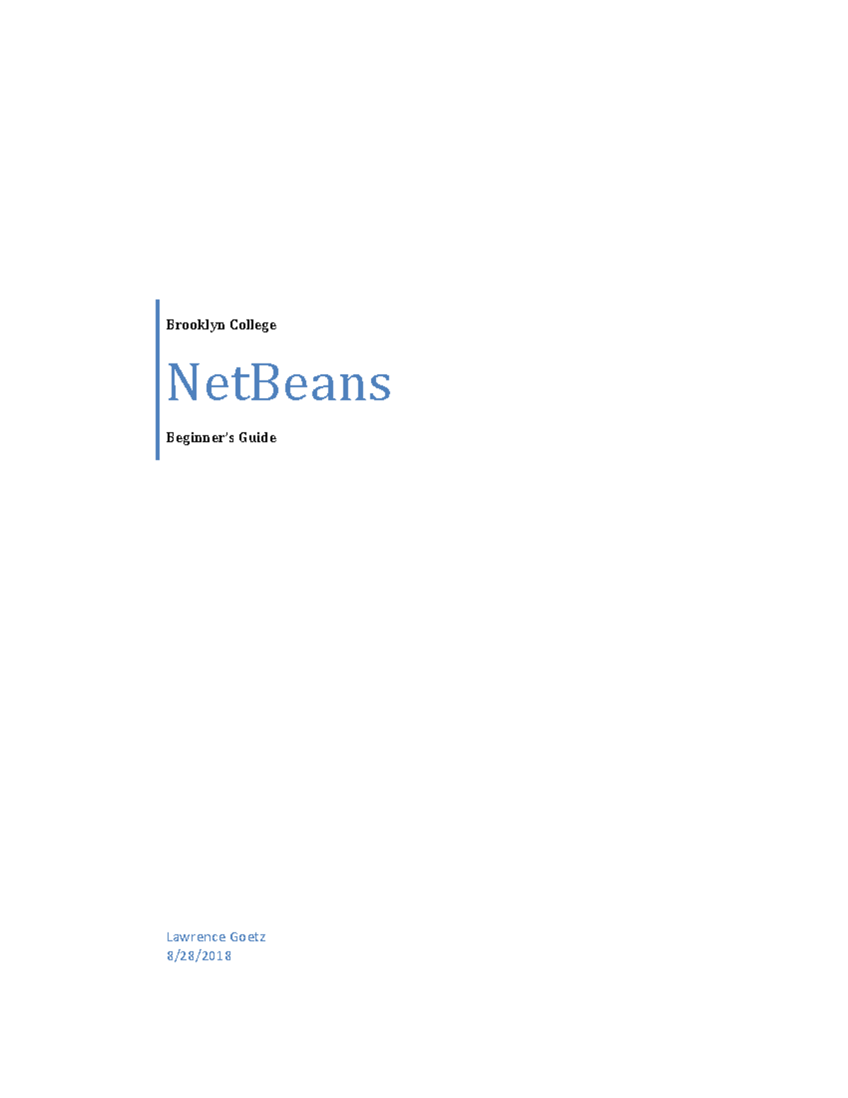 Netbeans The Definitive Guide Pdf