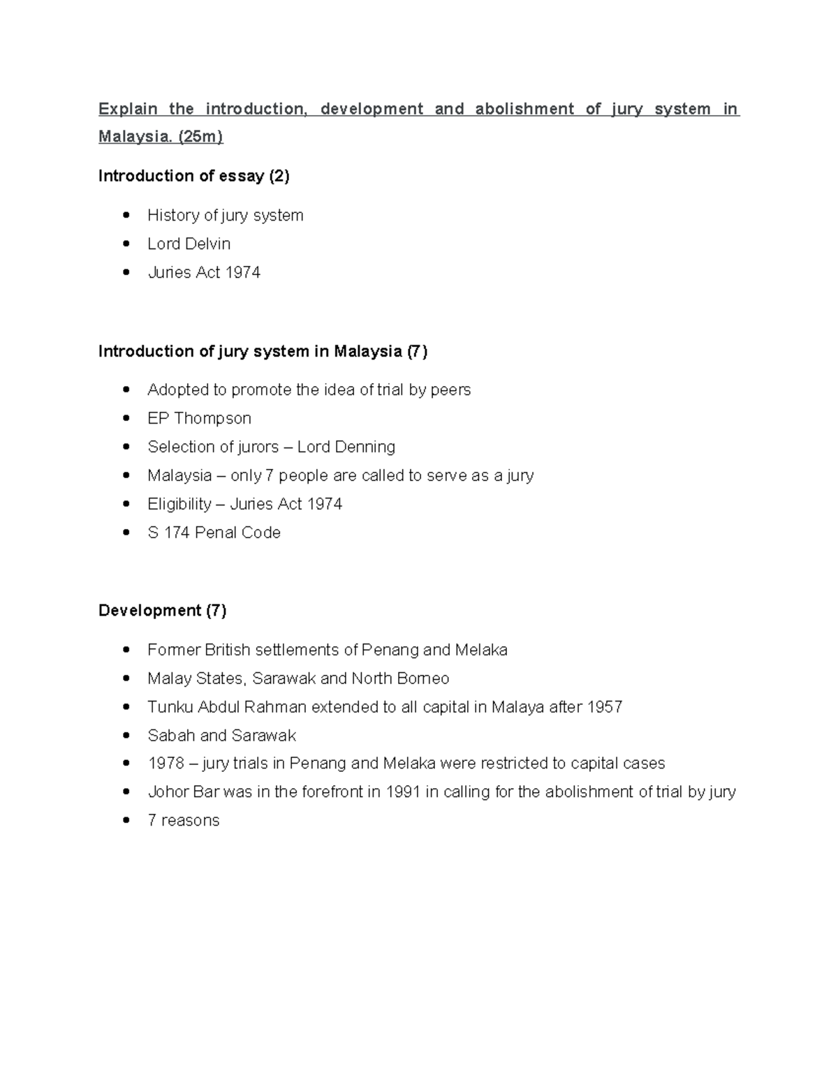 Chap 7 Jury System - gudluck - Explain the introduction, development ...
