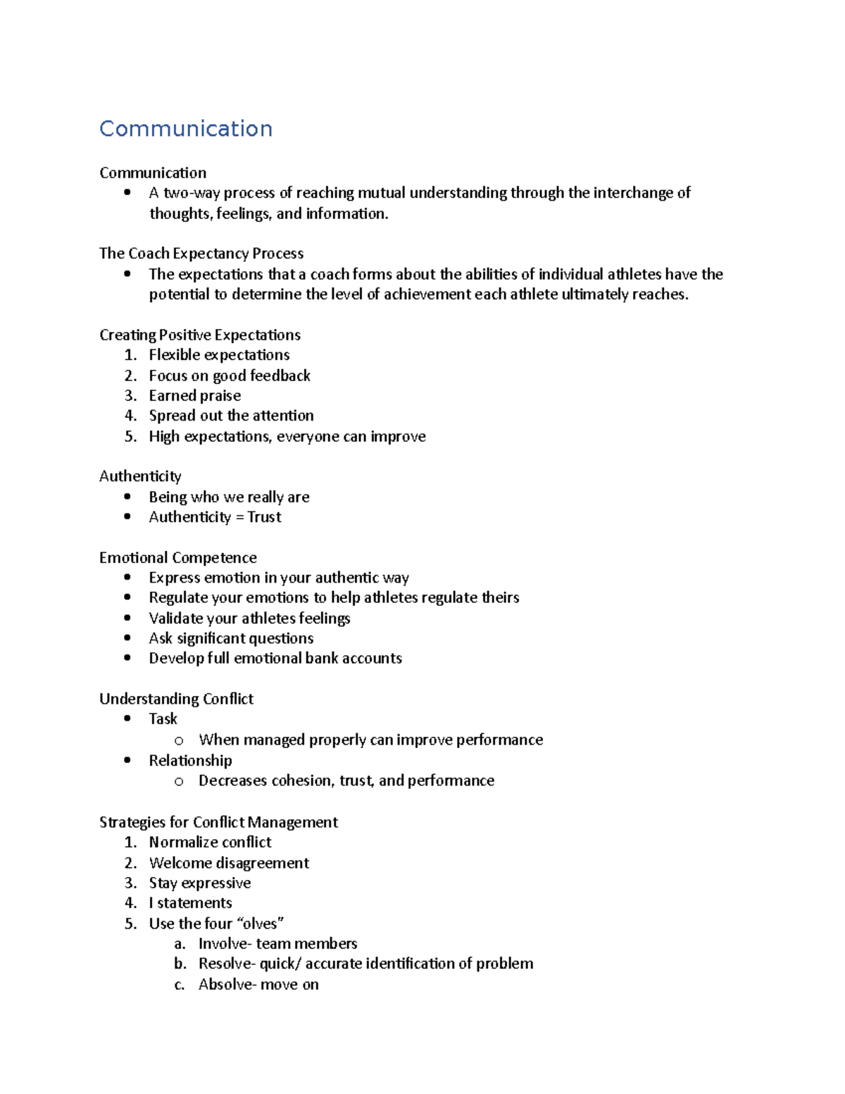 Communication - Communication Communication A two-way process of ...