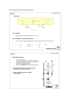 Elimination & Isolation - Elimination & Isolation of Dehydration of ...