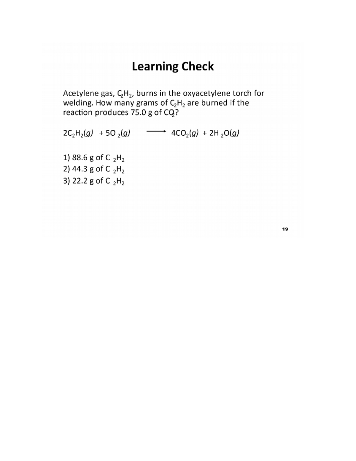 Ch.8-learning check 3 - CHM 1020C - Studocu