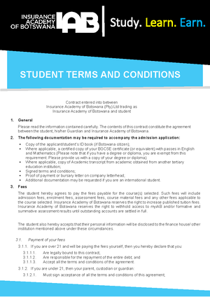 3. i AB Student Code of Conduct 2020 v1 - Student disciplinary code ...
