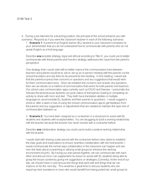 D169 Task 2 - Passed assignment 2 for D169 - D169 - WGU - Studocu