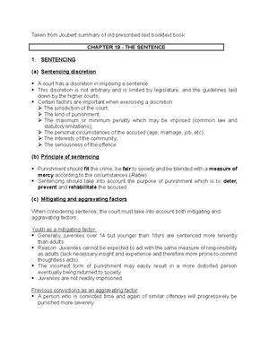 Crime Schedules - Criminal Procedure -PDF - Schedule 1 (traditional ...