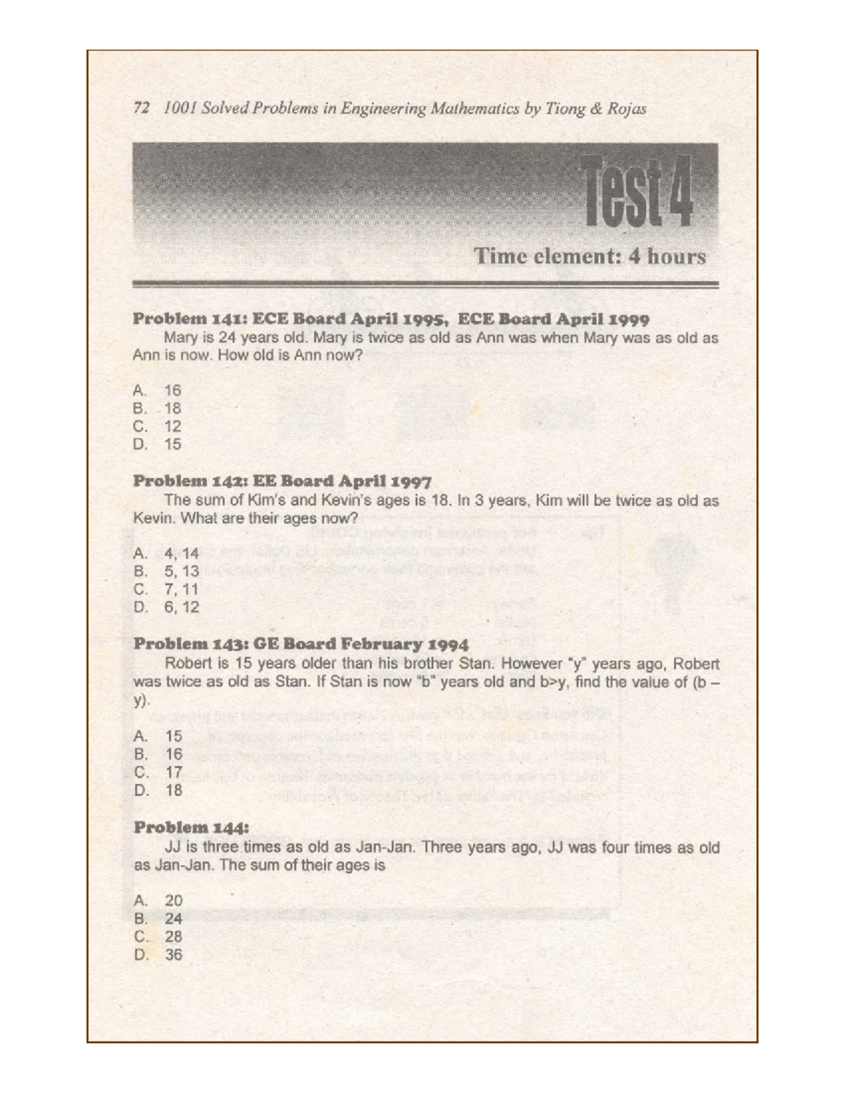 Test 4 - math - Business Administration 2 - Studocu