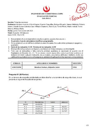Plano DE Perfil Longitudinal BN2 - Pendiente Sub Rasante Terreno ...