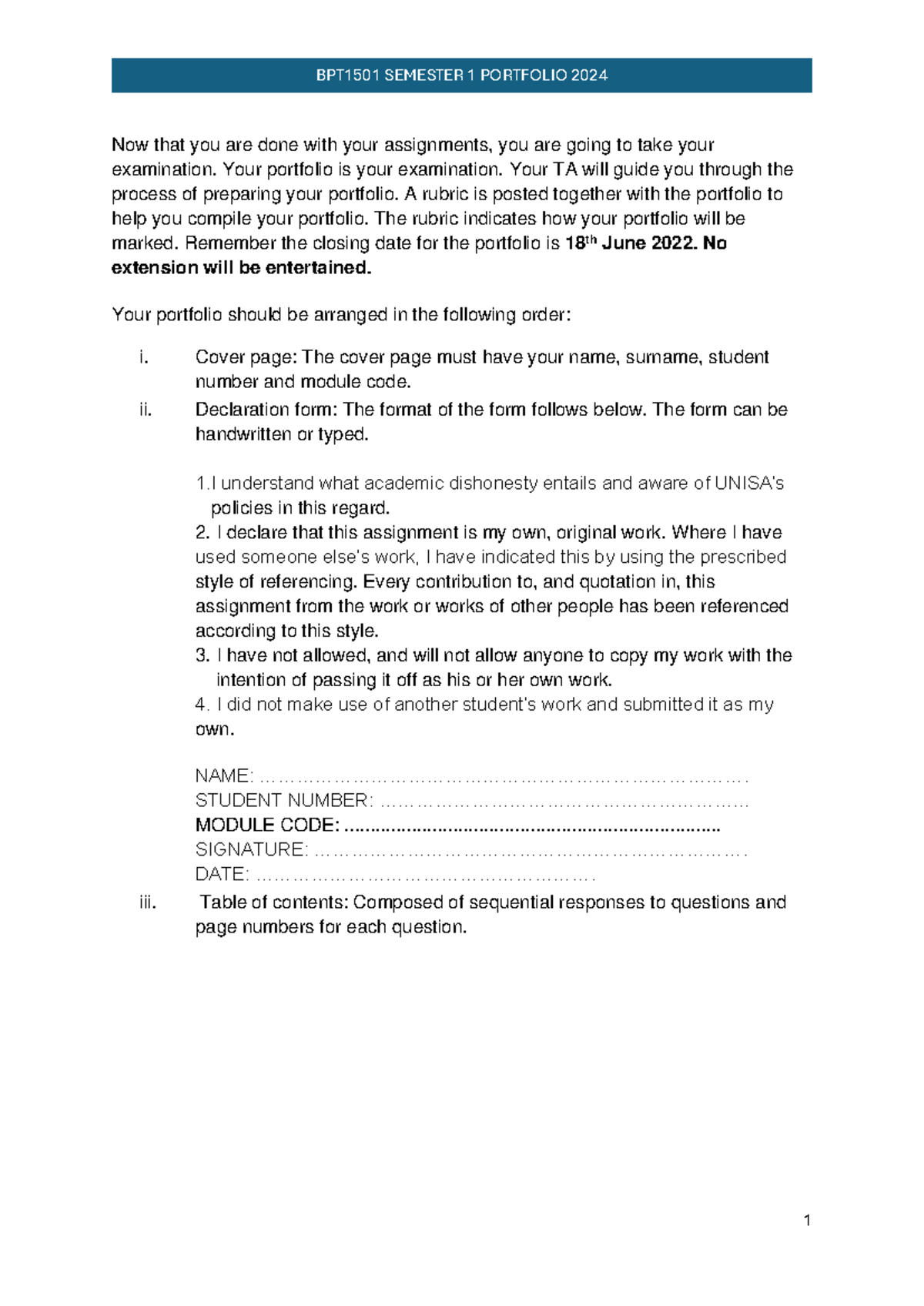 Updated assignment 7 (portfolio) - Now that you are done with your ...