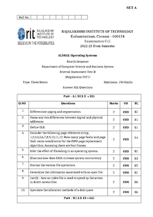 Syllabus MCA 3rd - FTGYHU - MCA III MCAC-0611 Data Science 3-1-0 50 20 ...