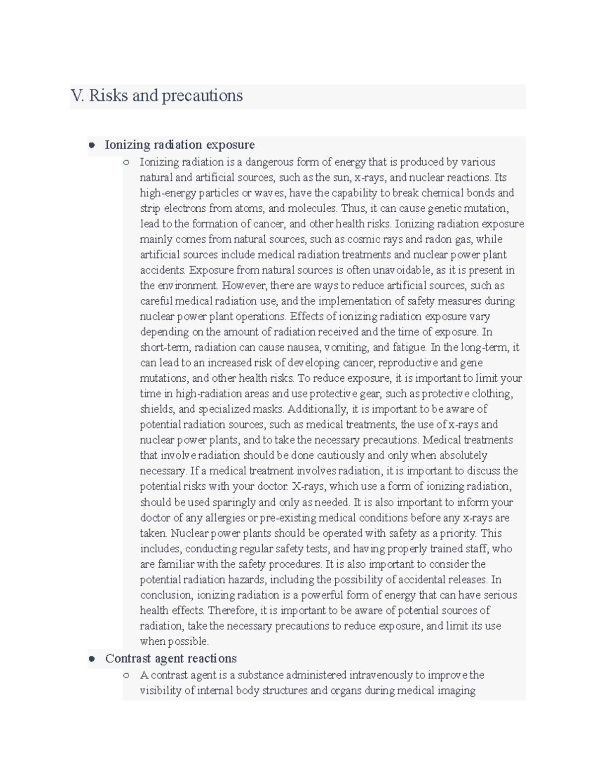 Advancements, risks, and percautions in CT technology - V. Risks and ...