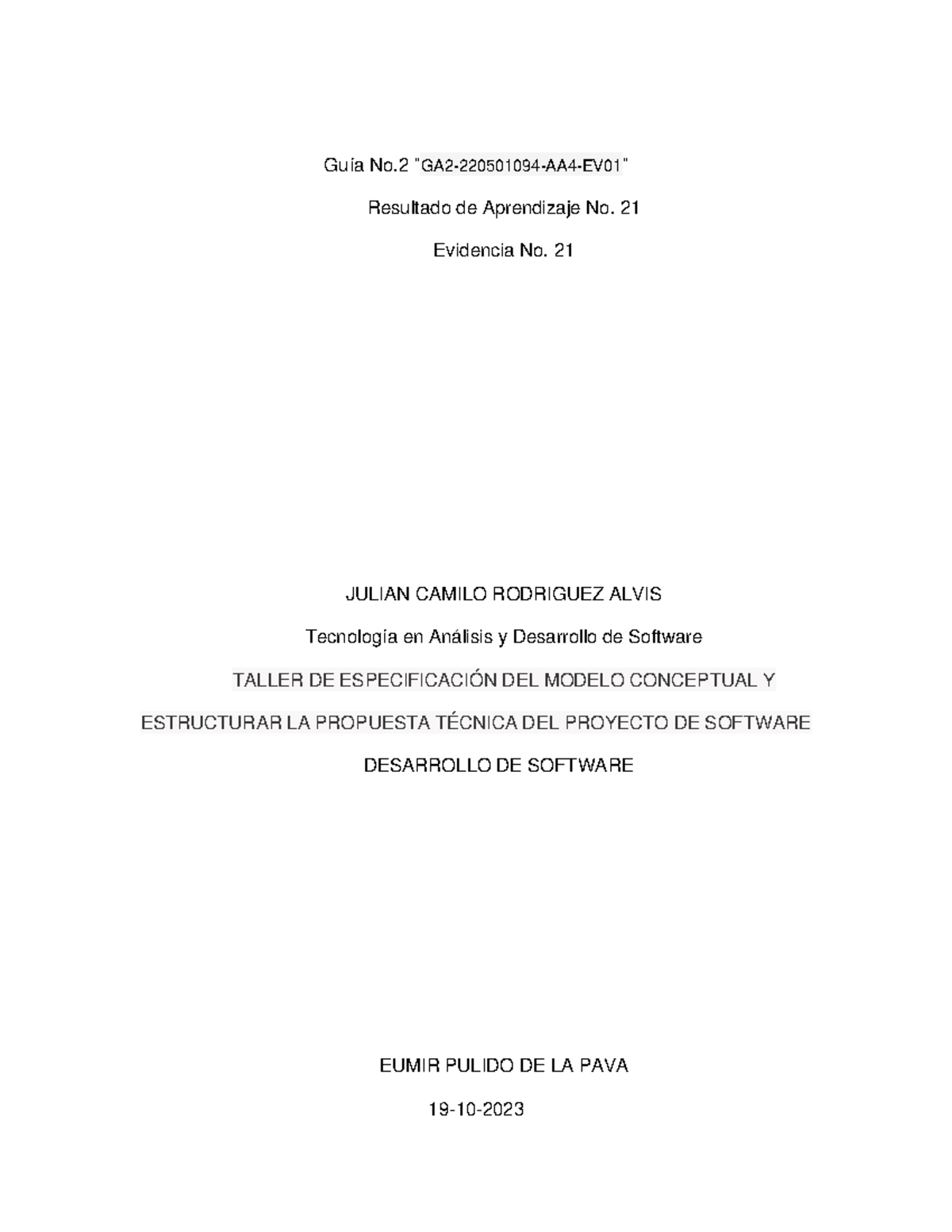 21. GA2-220501094-AA4-EV01 - Guía No. 2 “GA2- 220501094 - AA4-EV0 1 ...