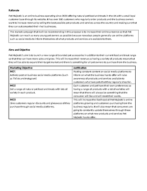 Unit 2 Best Rest Hotel - .,, - Rationale Best Rest Hotels are an ...