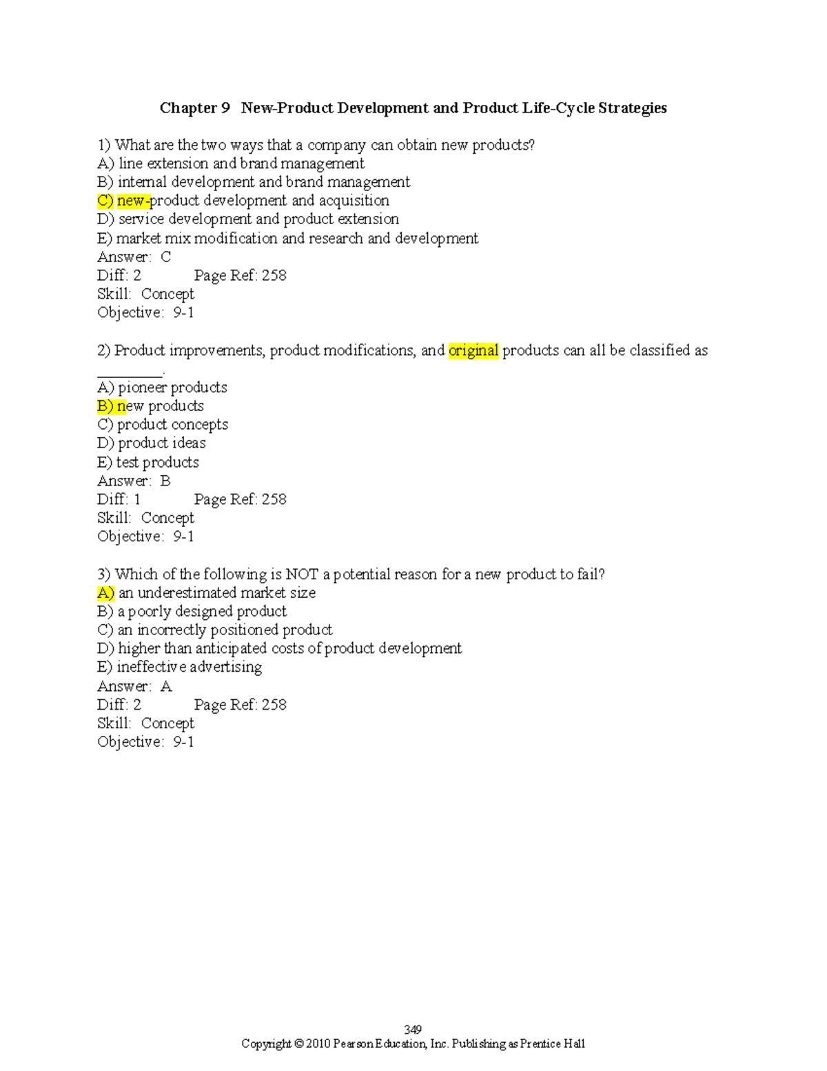 Kotler Chapter 9 - hihihihihihih - 349 Chapter 9 New-Product ...