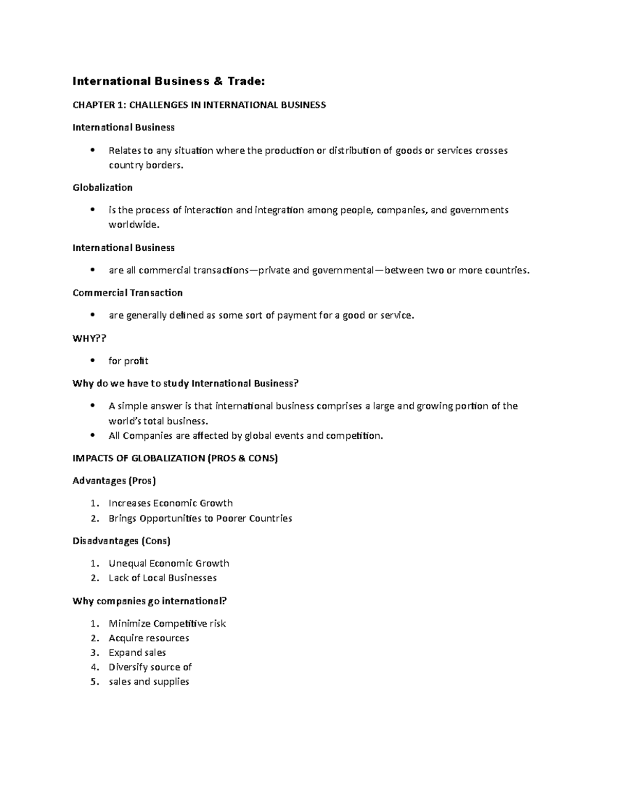 International-Business-reviewer - International Business & Trade ...