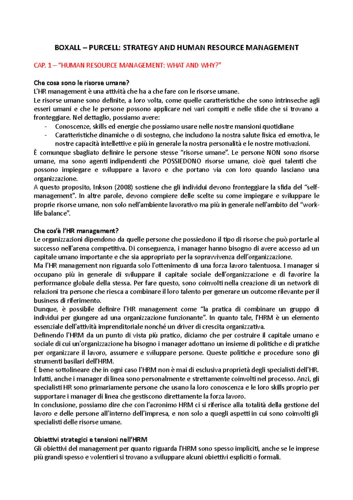 Strategy and HRM - BOXALL – PURCELL: STRATEGY AND HUMAN RESOURCE ...